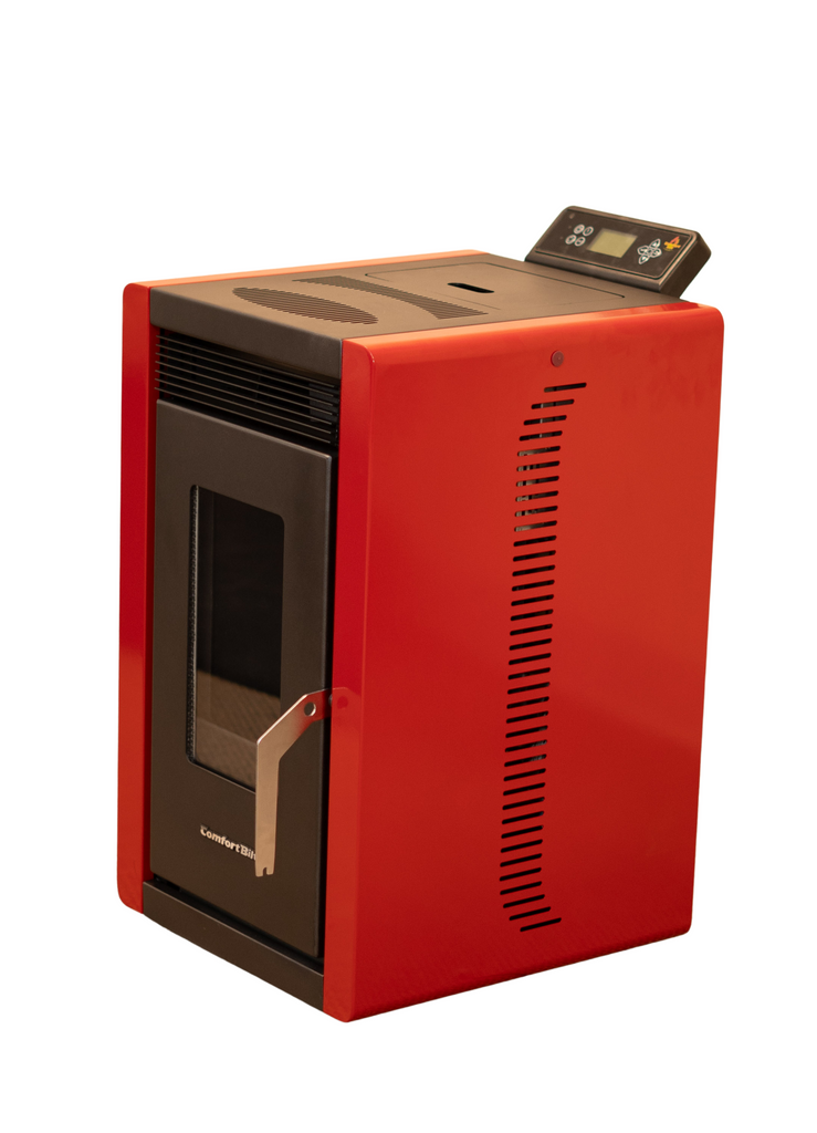 Comfortbilt Alpine HP40 Small Pellet Stove Mini Pellet Stove in Red ...