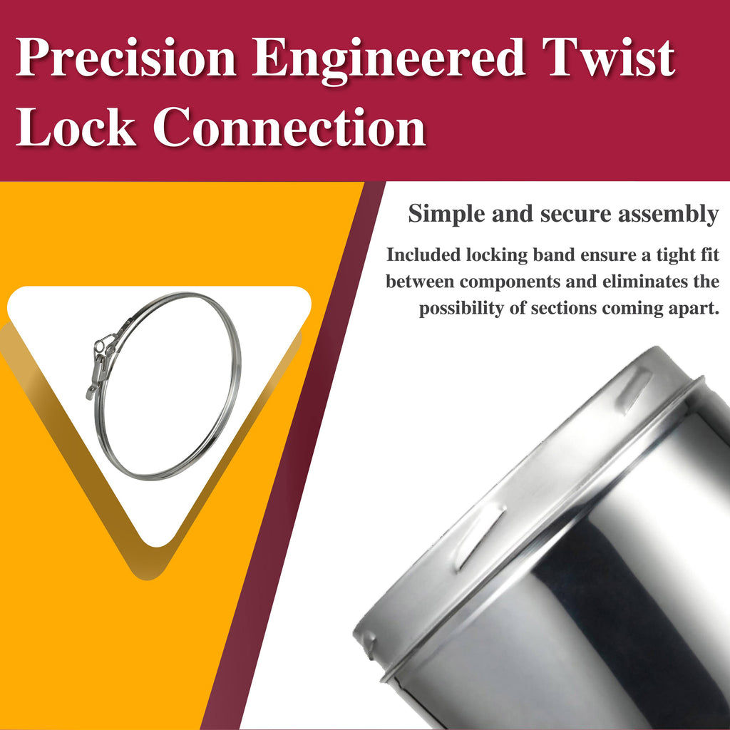 ComfortBilt 6x24 Inch Square Ceiling Support Box with Trim Collar ...