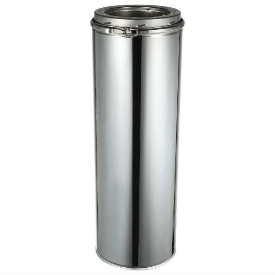 ComfortBilt Double Wall Stainless Steel Chimney 6-Inch x 6-Inch ...